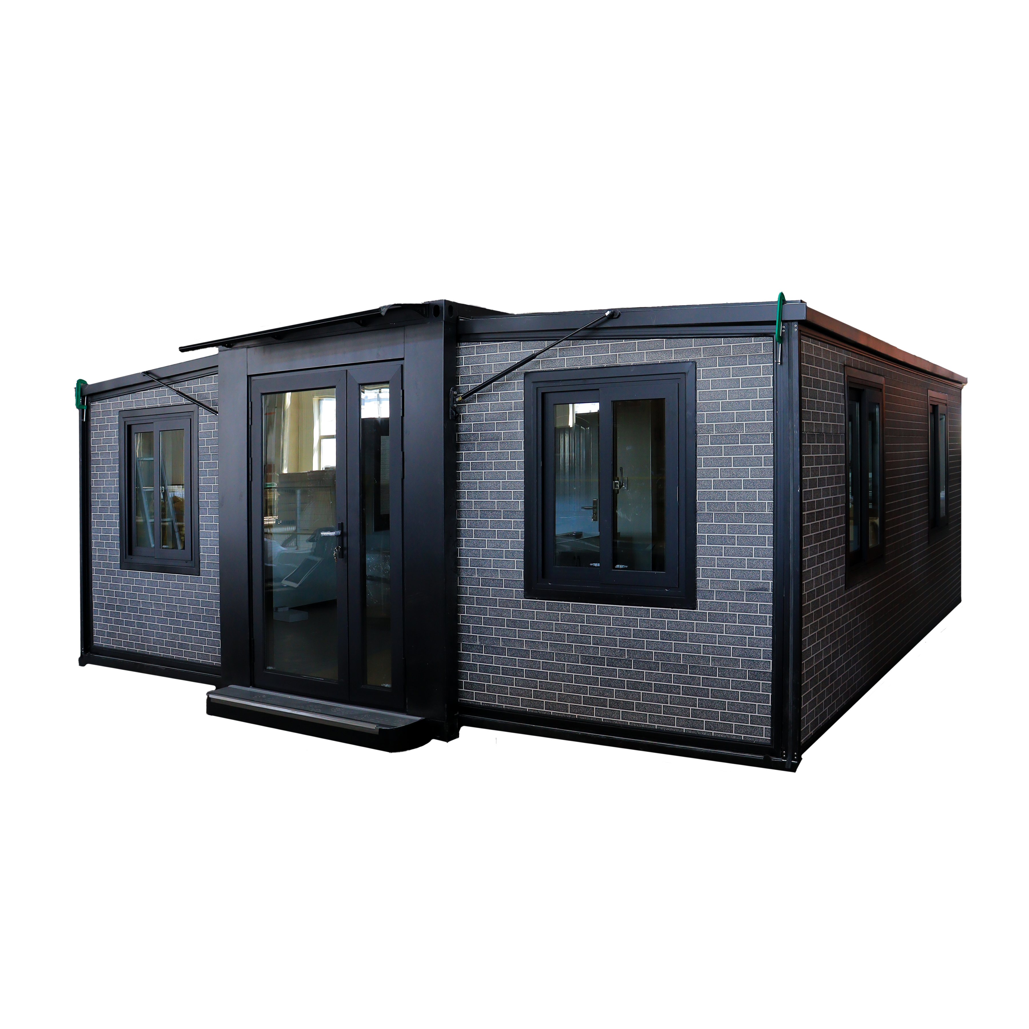 Bastone Mobile Expandable Prefab House 19ft x 20ft – Grey 7-Brick ...