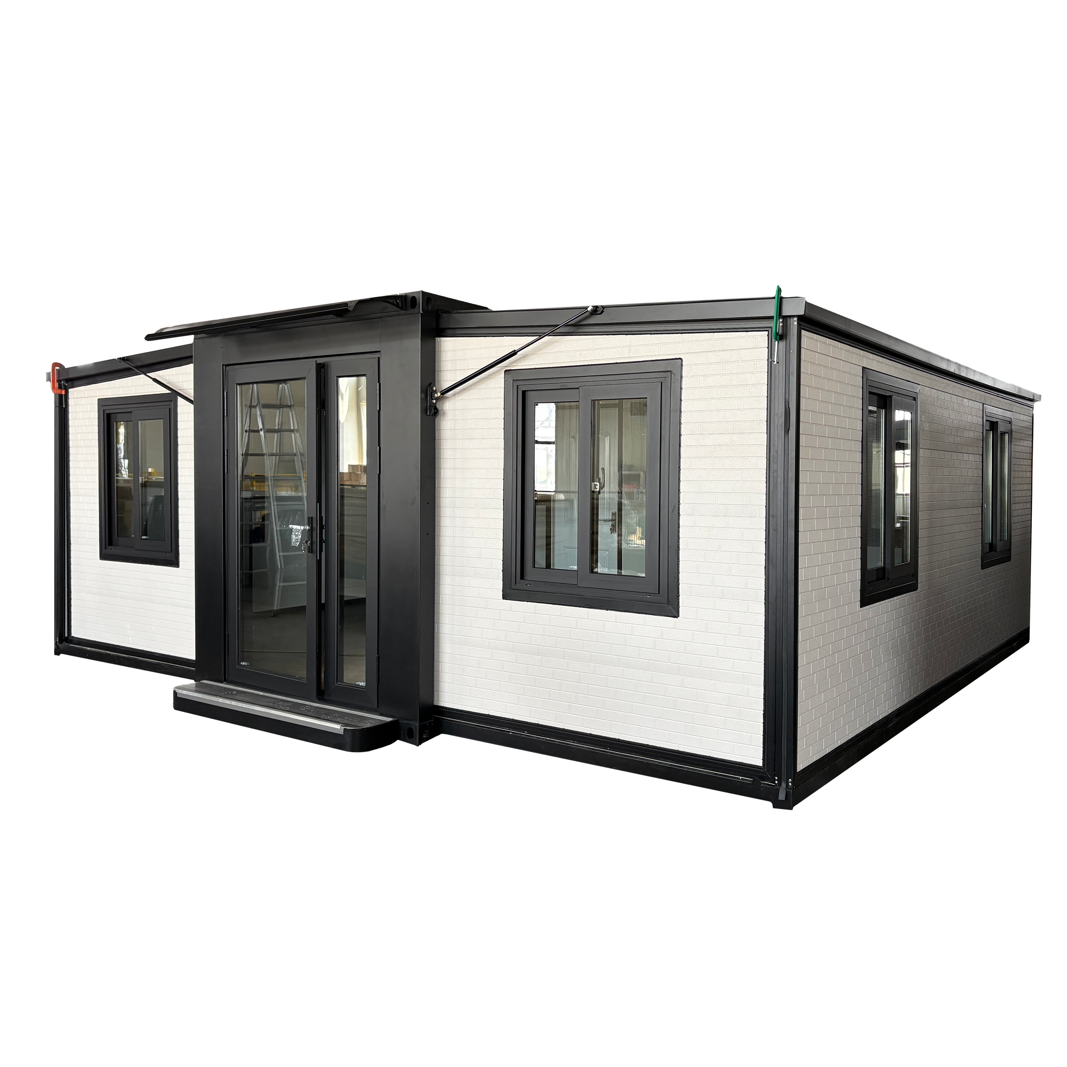 Bastone Mobile Expandable Prefab House 19ft x 20ft – White 7-Brick ...