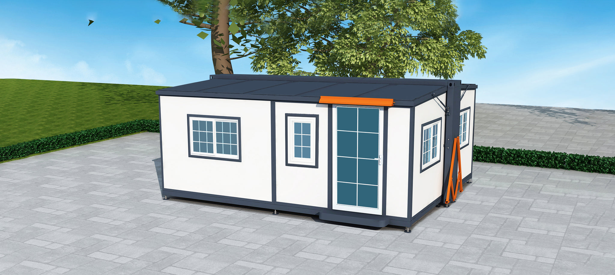 Bastone Mobile Expandable Prefab House 15ft x 20ft – Chery Industrial ...