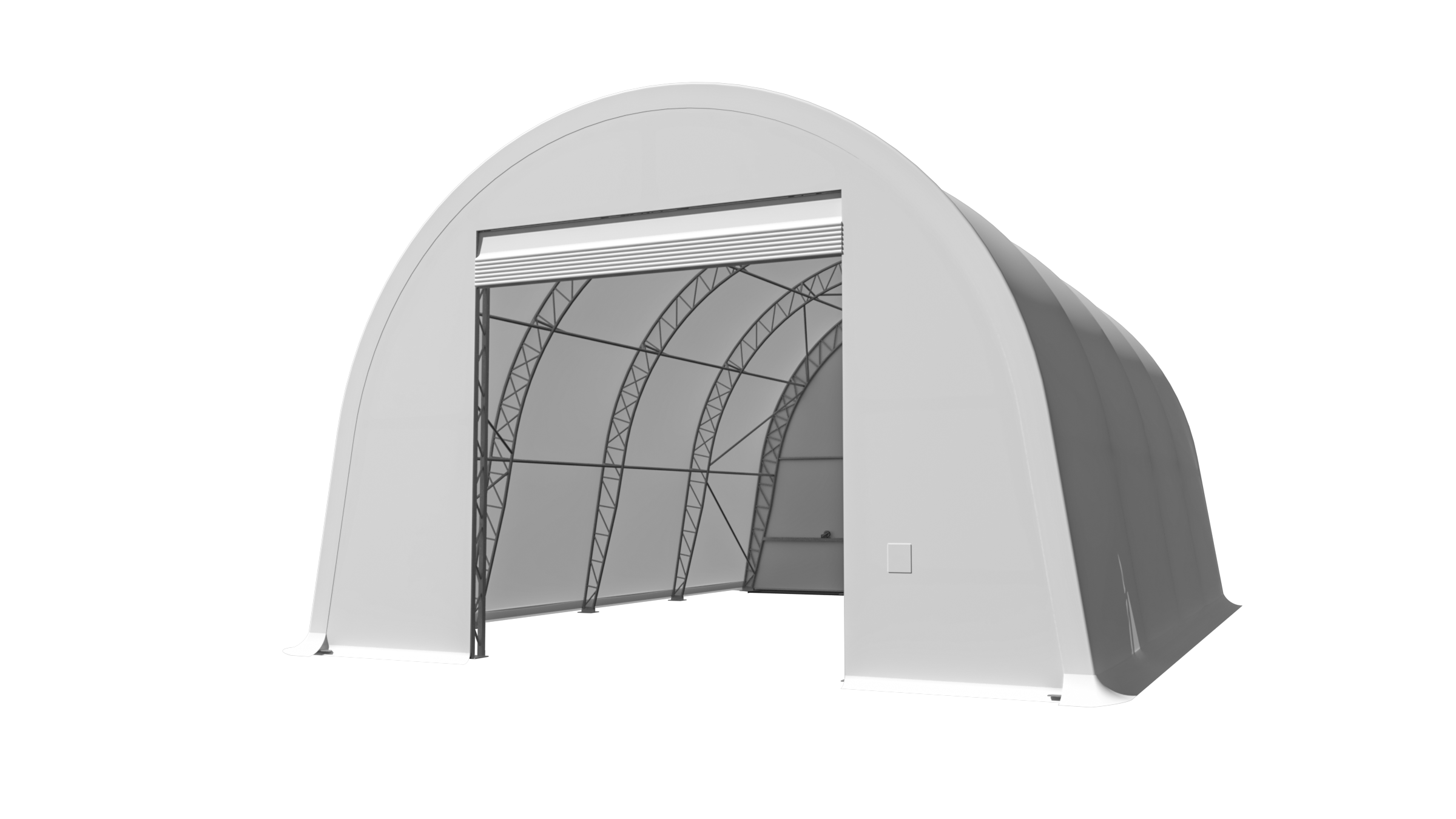 Double Truss Round M Model Storage Shelter W30'xL40'xH20' – Chery ...