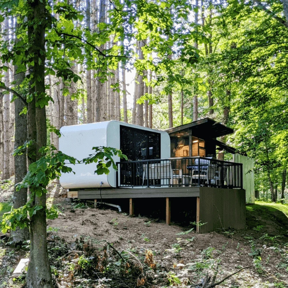 Bastone Prefab Tiny Cube with Washroom 13ft – Chery Industrial Canada