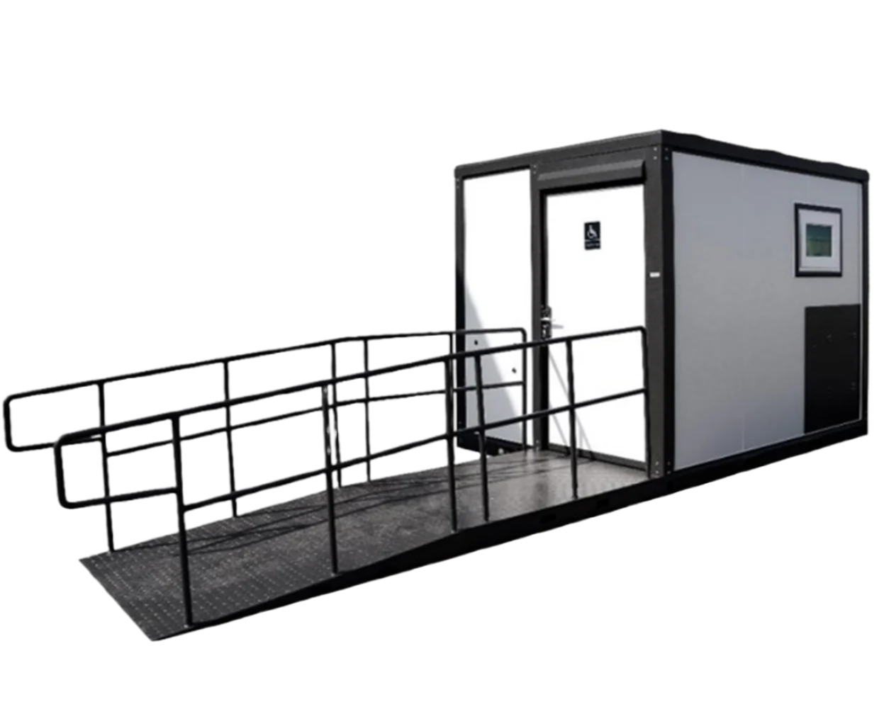 Bastone Portable Restroom with Showers Accessible Rampway Handicap-lar ...