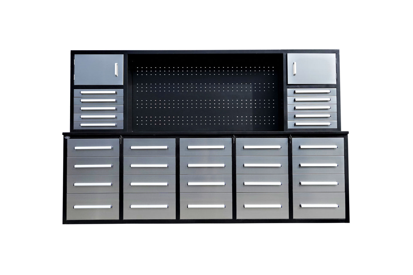 Steelman 10' Garage Cabinet Workbench (30 Drawers & 2 Cabinets) – Chery ...