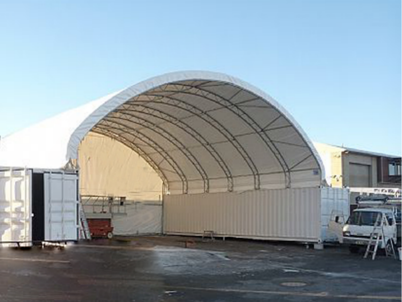 Abri sur container à double ossature Gold Mountain 20'x40'x6.5' – Chery ...